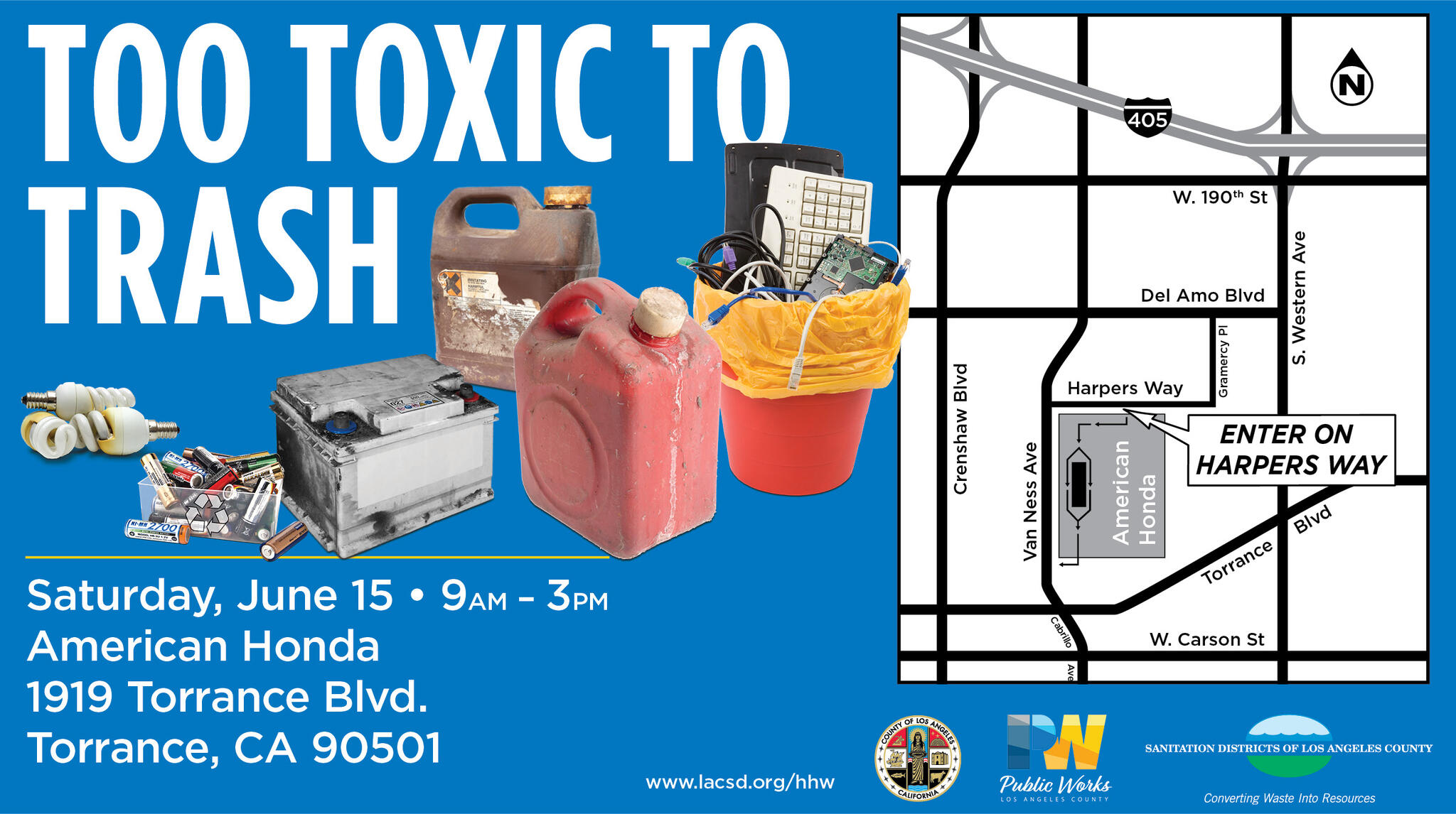 FREE Household Hazardous Waste Roundup in City of Torrance this ...