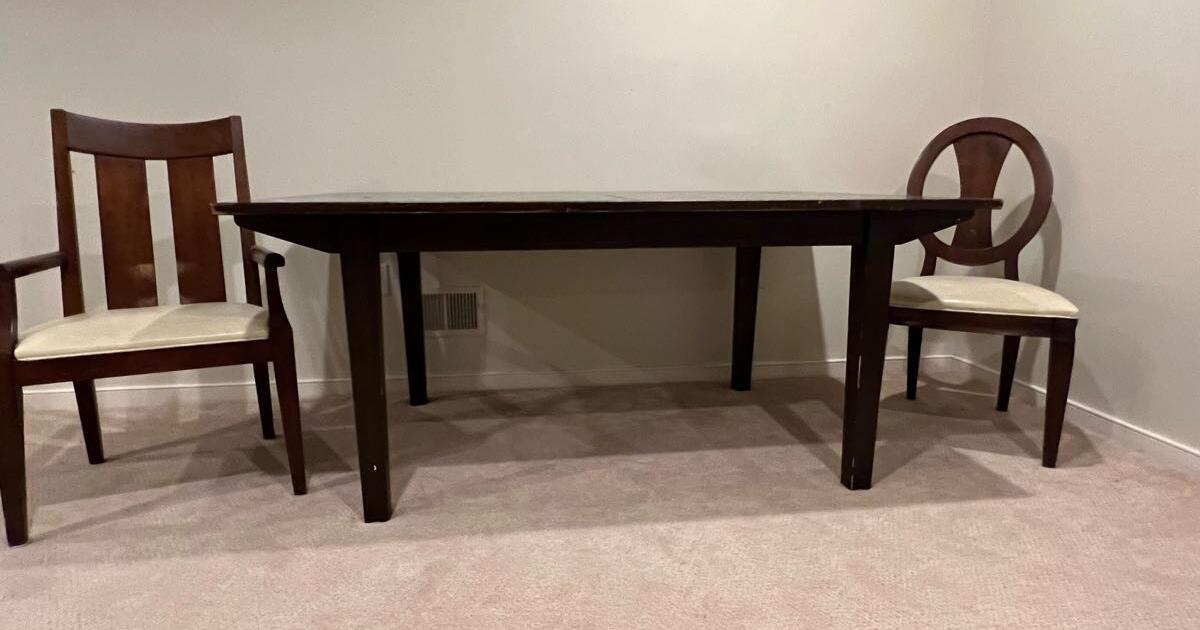 Ethan Allen Horizons Collection Dining Room Table & 6 Chairs for Free ...