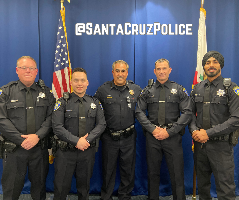 Santa Cruz PD Welcomes Four New Officers to Our Ranks! (Santa Cruz ...