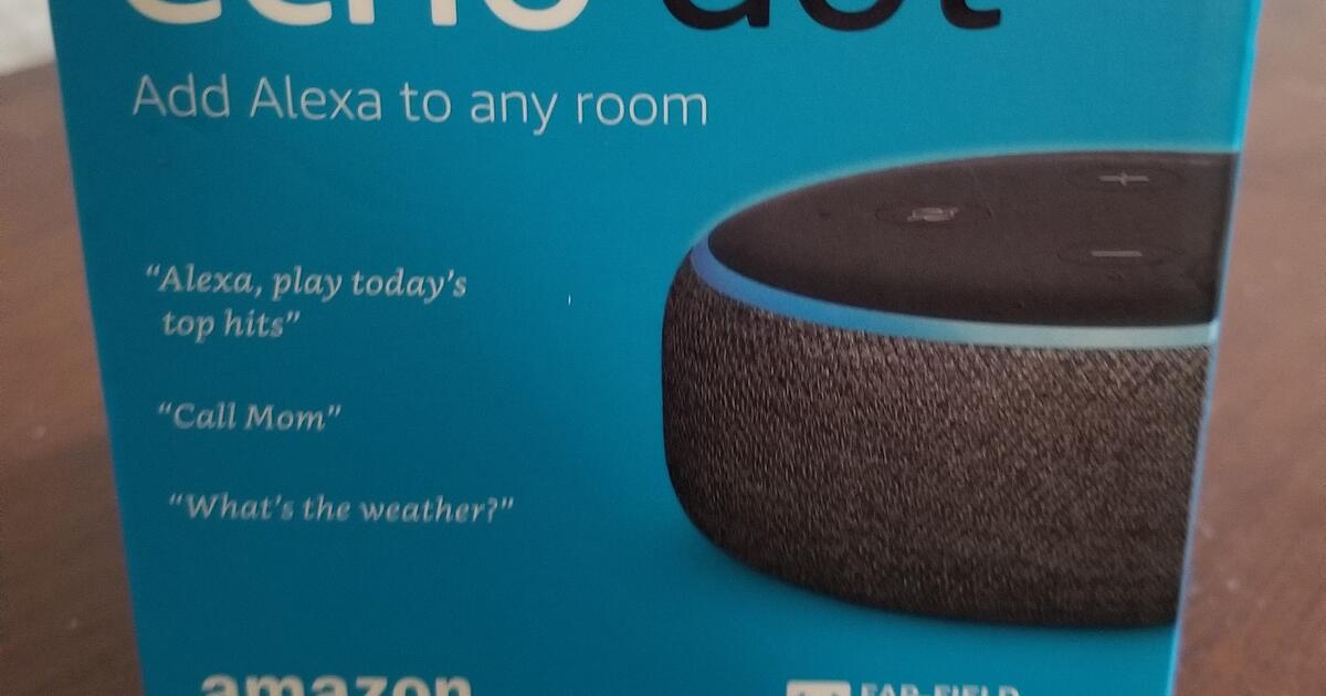 Echo Dot Brand New, Unopened for $15 in Frisco, TX | For Sale & Free — Nextdoor