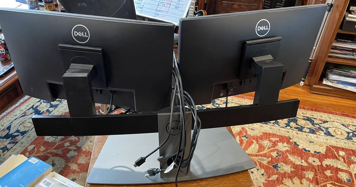 Dell Dual Monitors with Stand for Free in Louisville, KY | For Sale ...