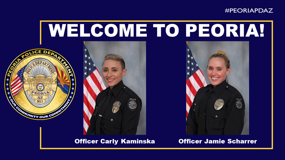 Peoria PD Welcomes New Officers (Peoria Police Department) — Nextdoor — Nextdoor
