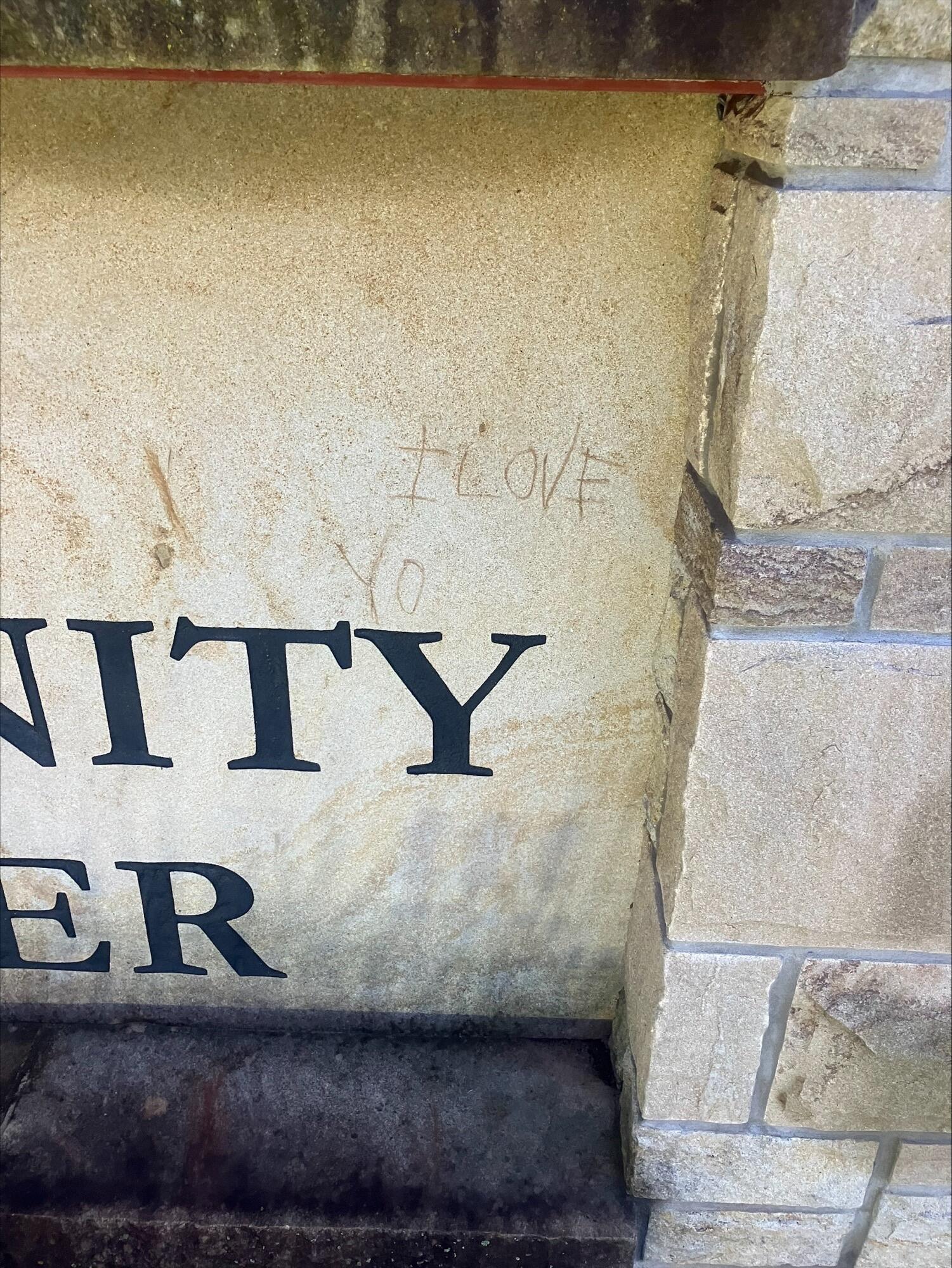 Please refrain from writing on any Seven Fields Monument signs, as this ...