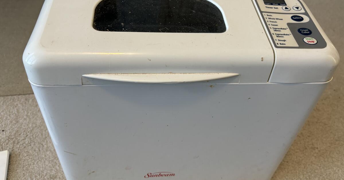 Sunbeam 2 lb. ExpressBake Breadmaker for $20 in Grapevine, TX | For ...