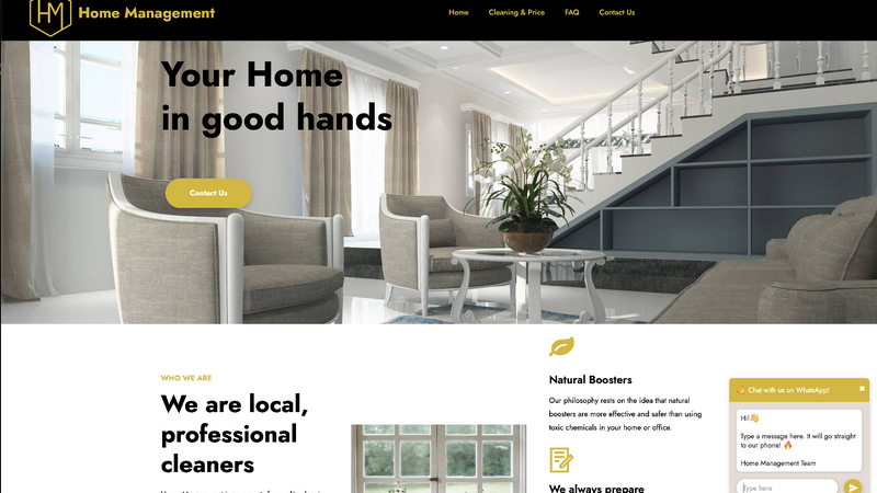 Home Management Cleaning Service · Cleaning service for your home, flat ...