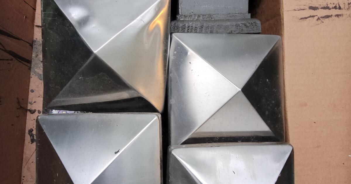 Curb Alert! Set of 10 Metal Post Caps for Free in Philadelphia, PA ...