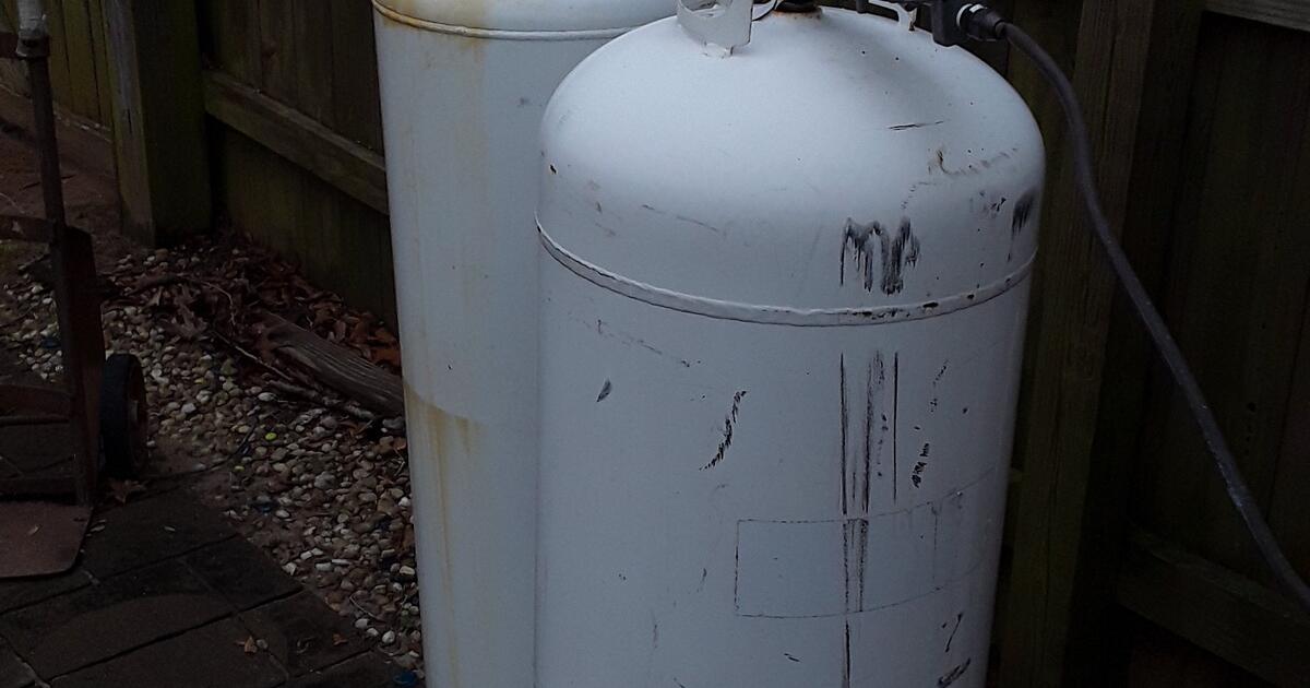 Two 100 pound tanks. For Lp gas for $160 in Clayton, NC | For Sale ...
