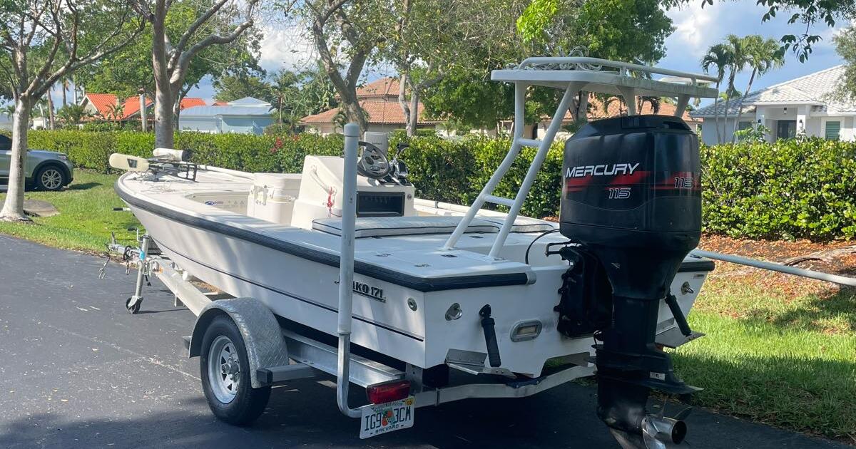 Mako flats boat + motor + trailer for $14000 in Naples, FL | For Sale ...