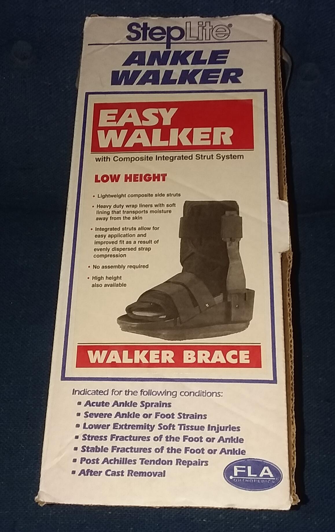 STEPLITE ANKLE WALKER BRACE - SIZE S for $15 in Sterling, VA | For Sale ...