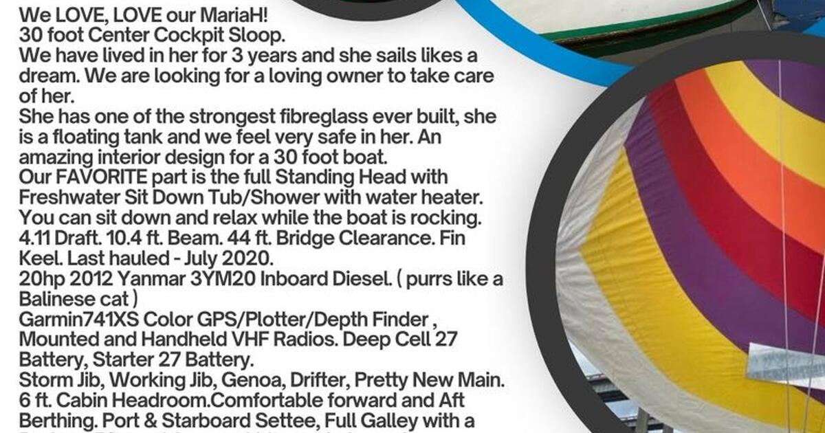 Sale! Sailboat S2 9.2C, 1979 for $15555 in Ormond Beach, FL | For Sale ...