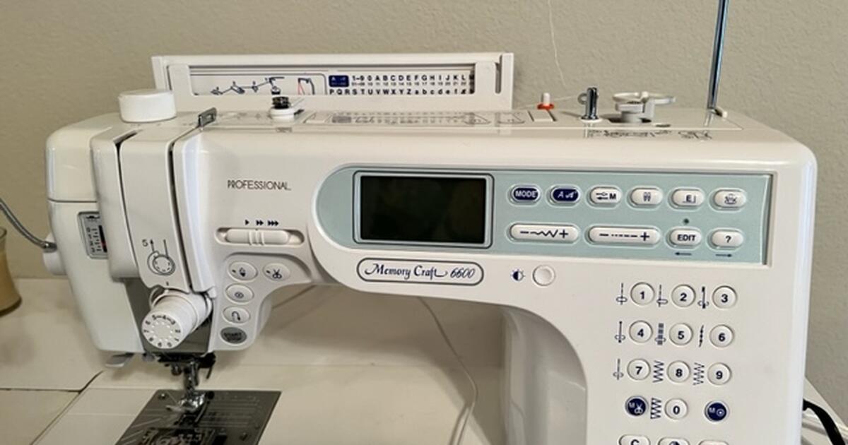 Janome Memory Craft 6600 Sewing Machine for $500 in Reno, NV | For Sale ...