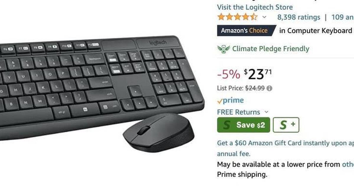 Logitech Wireless Keyboard And Mouse for $15 in Richmond, CA | For Sale ...