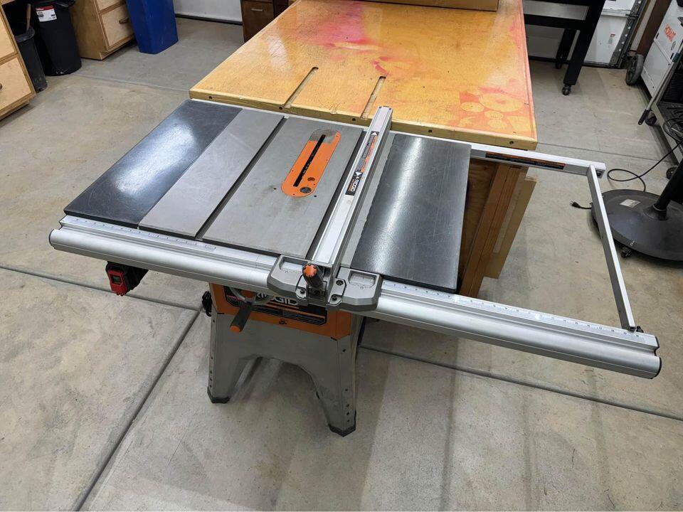 RIDGID R4520 Contractor Table Saw for $480 in Rancho Cordova, CA | For ...