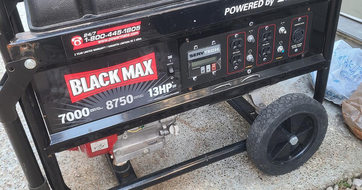 Black Max Generator Does Not make any electricity for $50 in Spring, TX ...