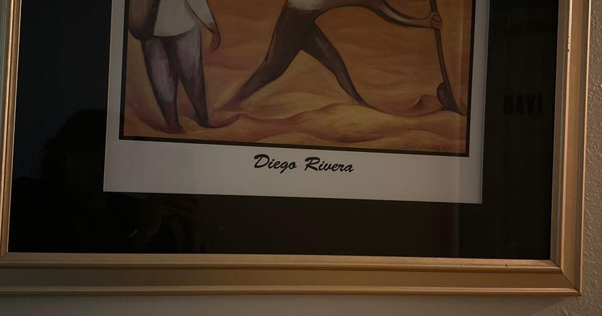 Diego Rivera Framed Print for $40 in Lodi, CA | For Sale & Free — Nextdoor