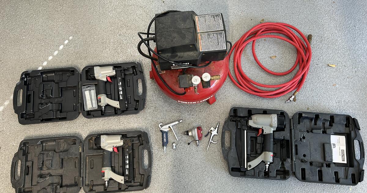 Tools! Nailers, Compressor, jig saw, ultrasonic, and Kreg System for ...