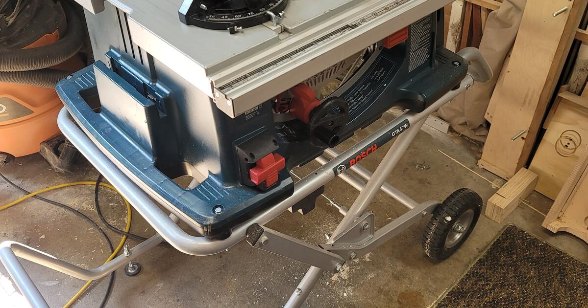 Bosch 4100 portable table saw. for $450 in Reno, NV | Finds — Nextdoor