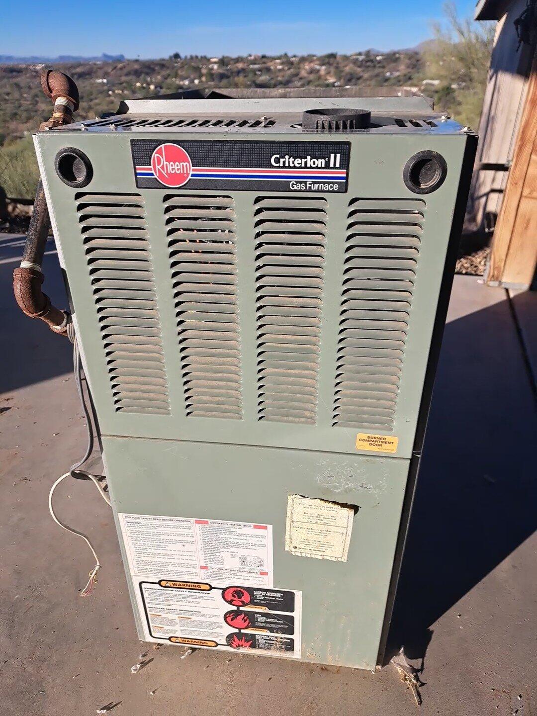 Rheem Criterion II Gas Furnance for $210 in Tucson, AZ | For Sale ...