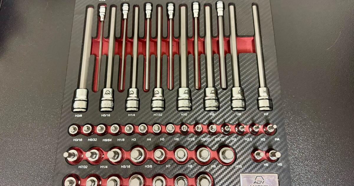 Matco 1/4" AND 3/8" DRIVE 46 PIECE MASTER ADV HEX BIT SOCKET SET ...
