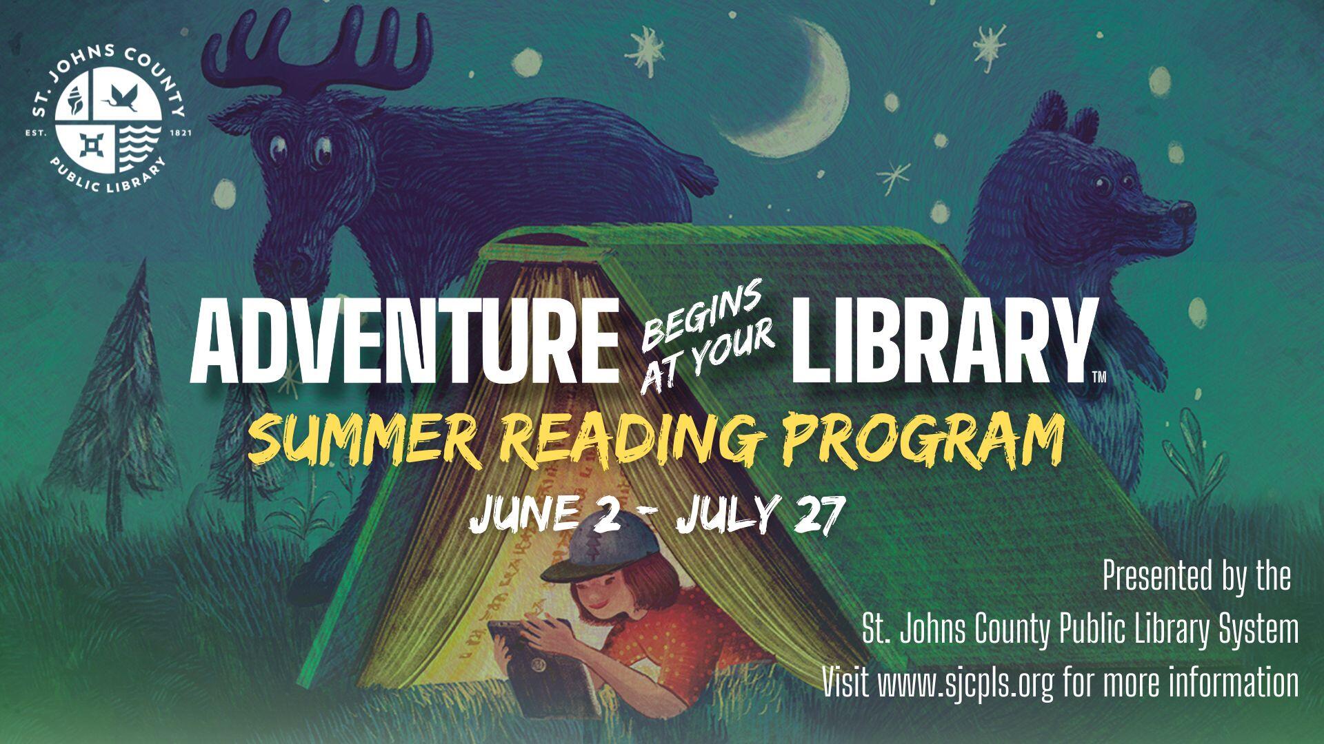 This summer Adventure Begins at Your Library! (St. Johns County ...