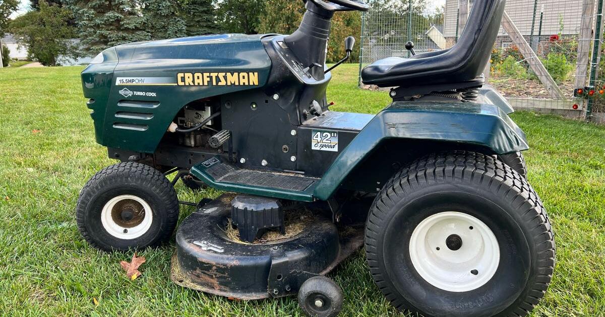 Craftsman 15 5 Hp Turbo Cooled 42 Inch Mower