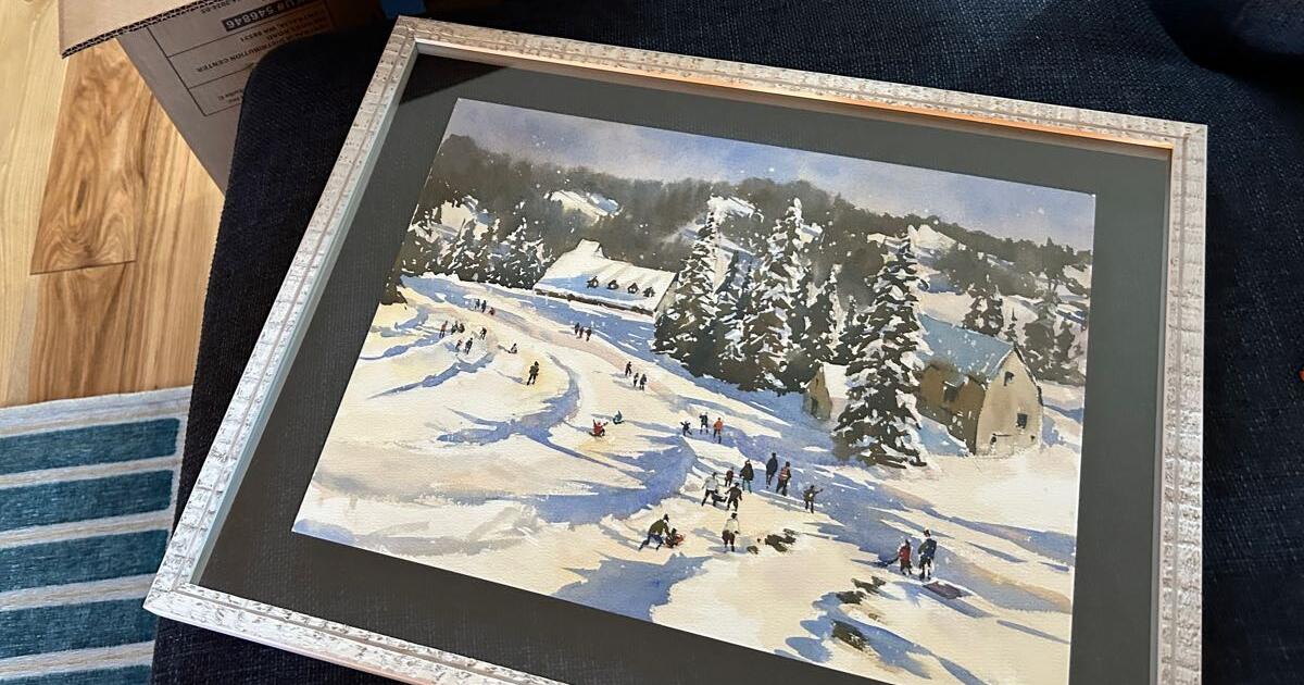 Set of 4 floater style picture frames, like new condition for Free in ...