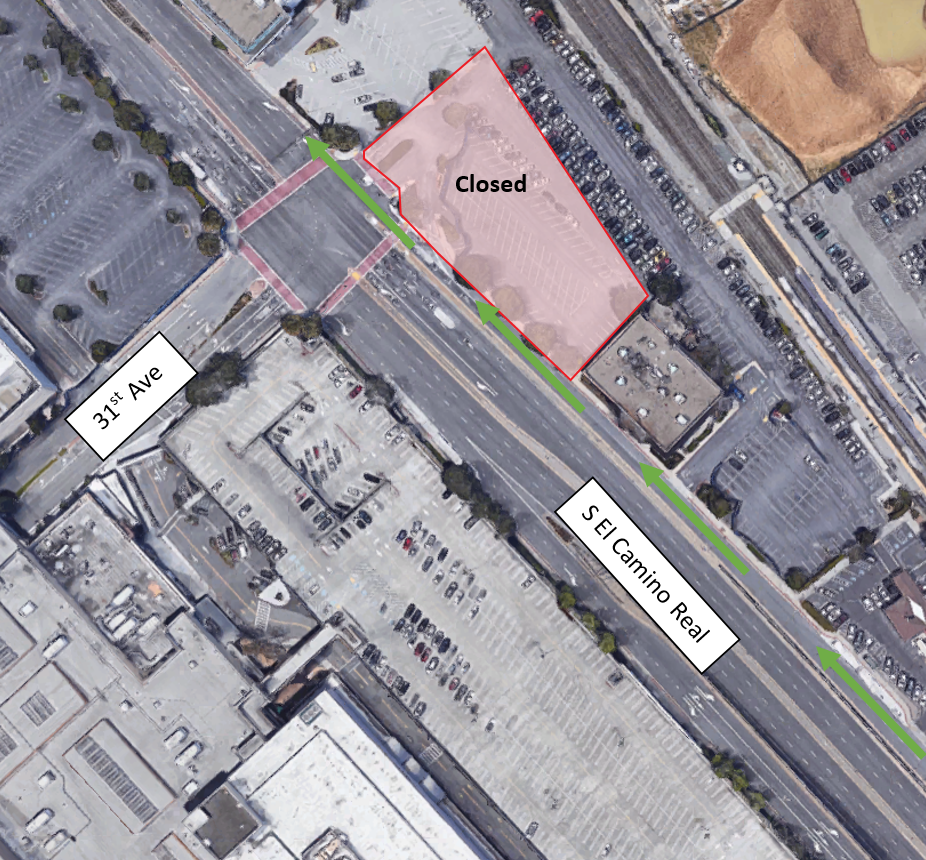 CONSTRUCTION UPDATE: Hillsdale Caltrain Station Parking Lot (City of ...