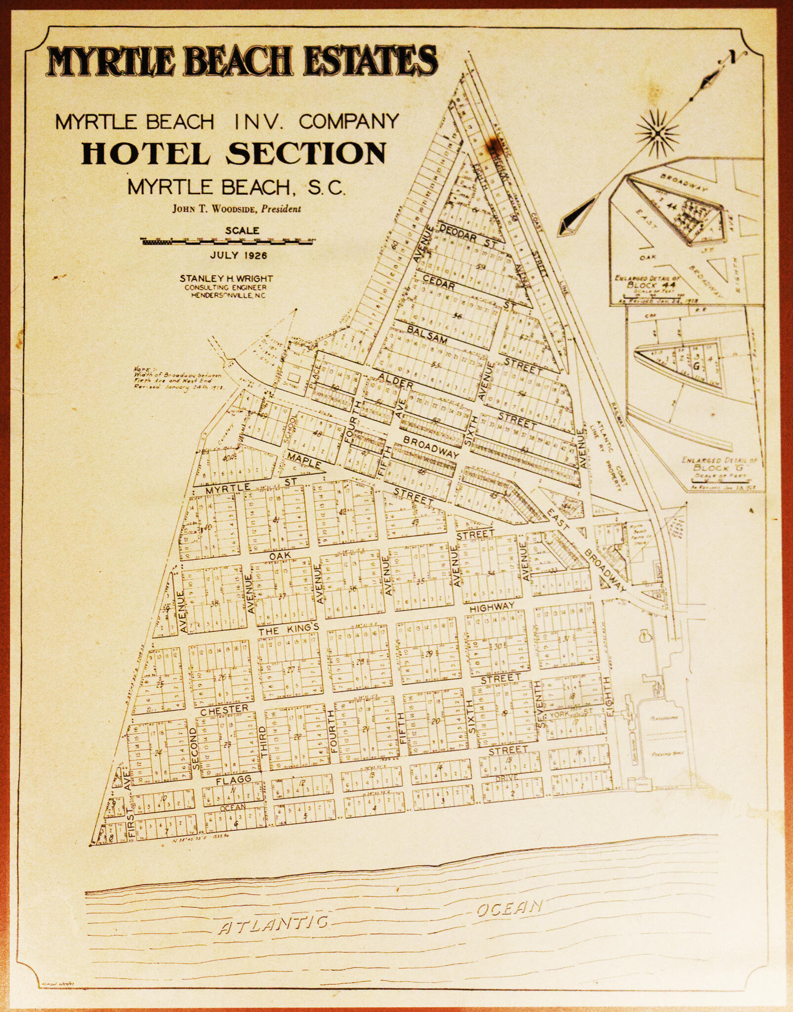 Here's an interesting diagram of Myrtle Beach's "hotel district" from ...
