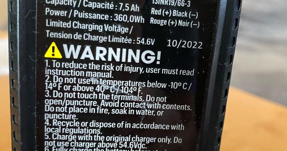 Genuine Jetson Haze HA318 battery for $100 in Mission, TX | For Sale ...