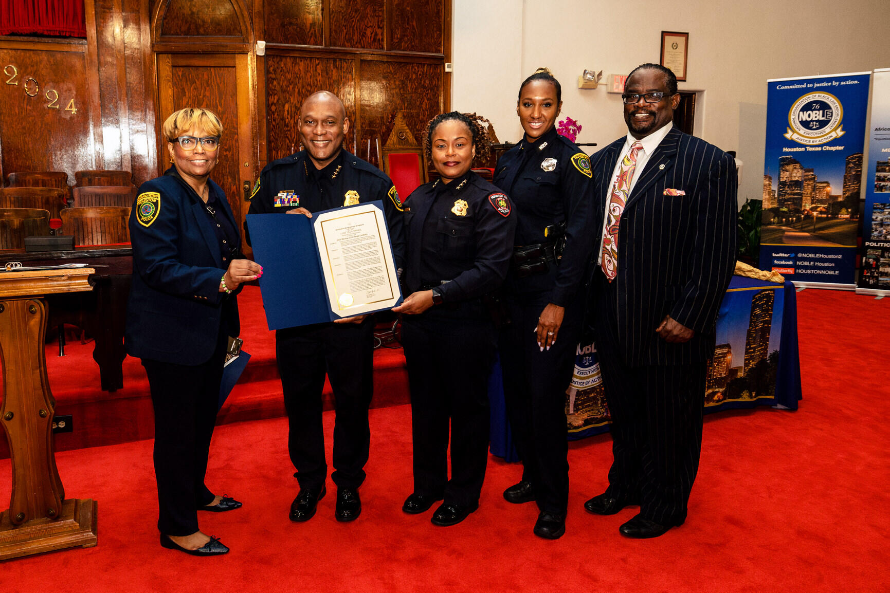 Chief Troy Finner, HPD leaders and officers joined our local law ...