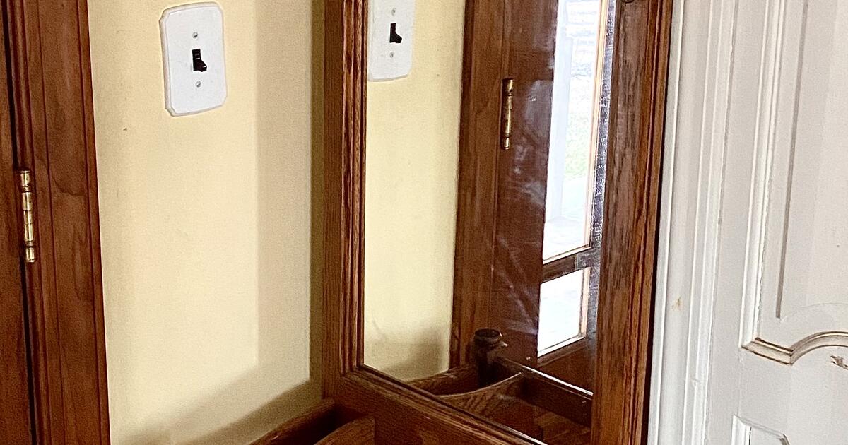 Beautiful Hall Tree/ Coat Rack/ Mirror - for $35 in East Northport, NY ...