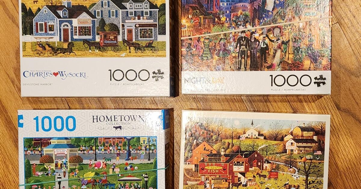 HUGE Lot of Puzzles - 1000 Pieces - SWAP or BUY for Free in Atlanta, GA ...