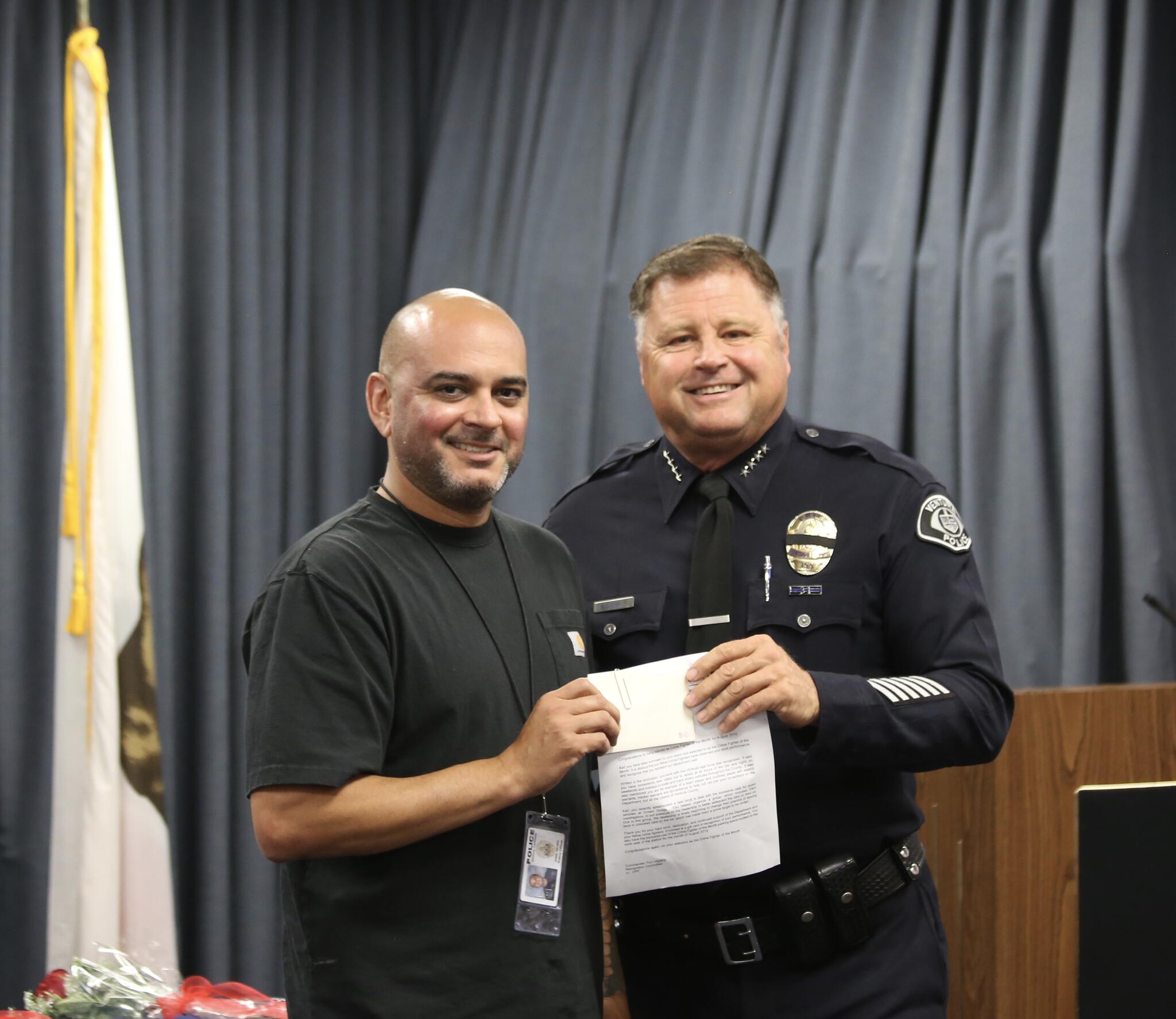 Crimefighter of the Month Detective Karl Reyes (Ventura Police ...