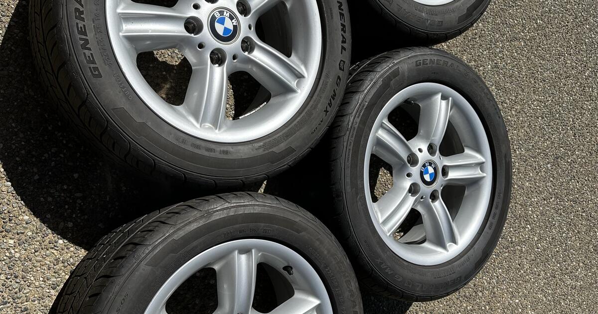 Set of 4 BMW "Star Spoke" (Style 55) Wheels and Tires for $200 in Gig ...