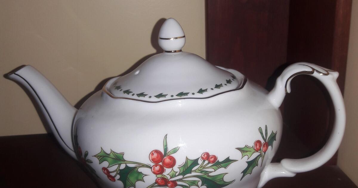 Tea pot, cup and saucer "ACup of Christmas Tea" for $90 in Los Alamitos, CA | For Sale & Free ...