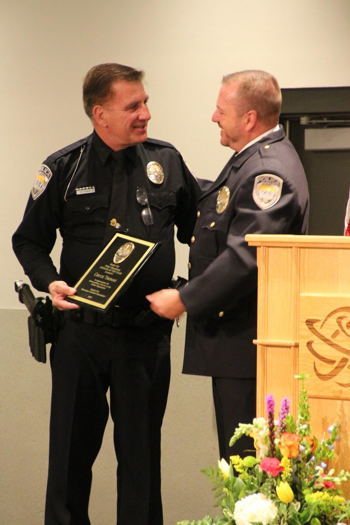 The Officer of the Year was awarded to Officer Thoman aka "Crash Daddy ...