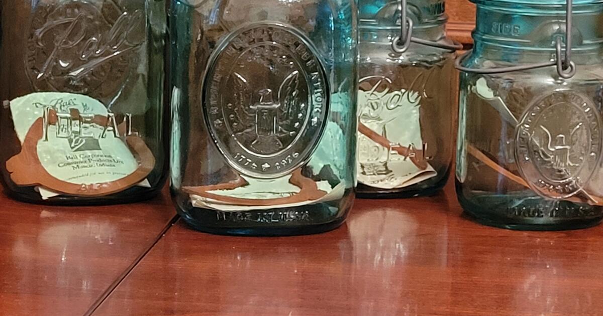 Ball Bicentennial Blue Jars for $65 in Birmingham, MI | Finds — Nextdoor