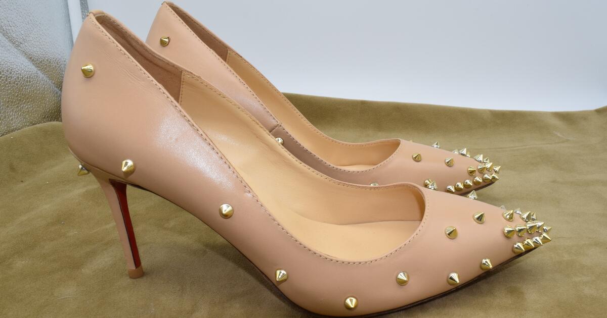 Red Bottom Loubs Pointed High Heels Pumps Ladies Shoes Size 40 / 9.5US ...