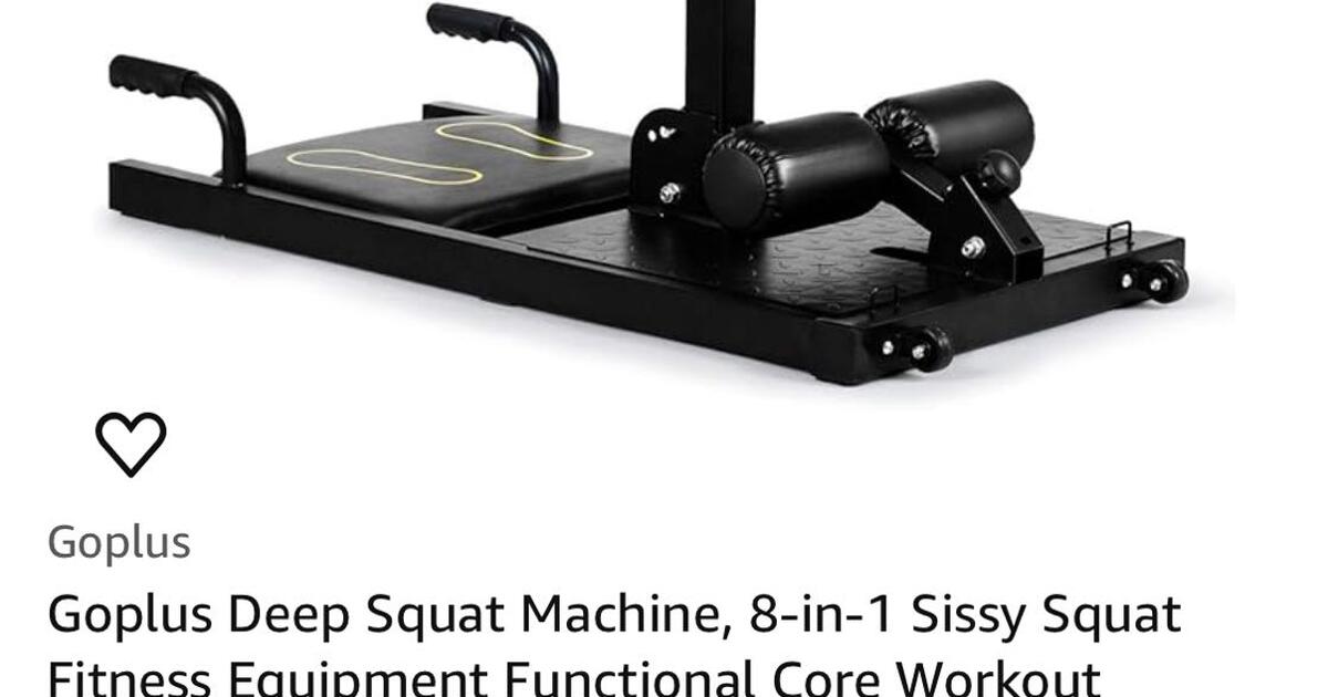 Goplus Deep Squat Machine, 8-in-1 Sissy Squat for $50 in Los Alamitos ...