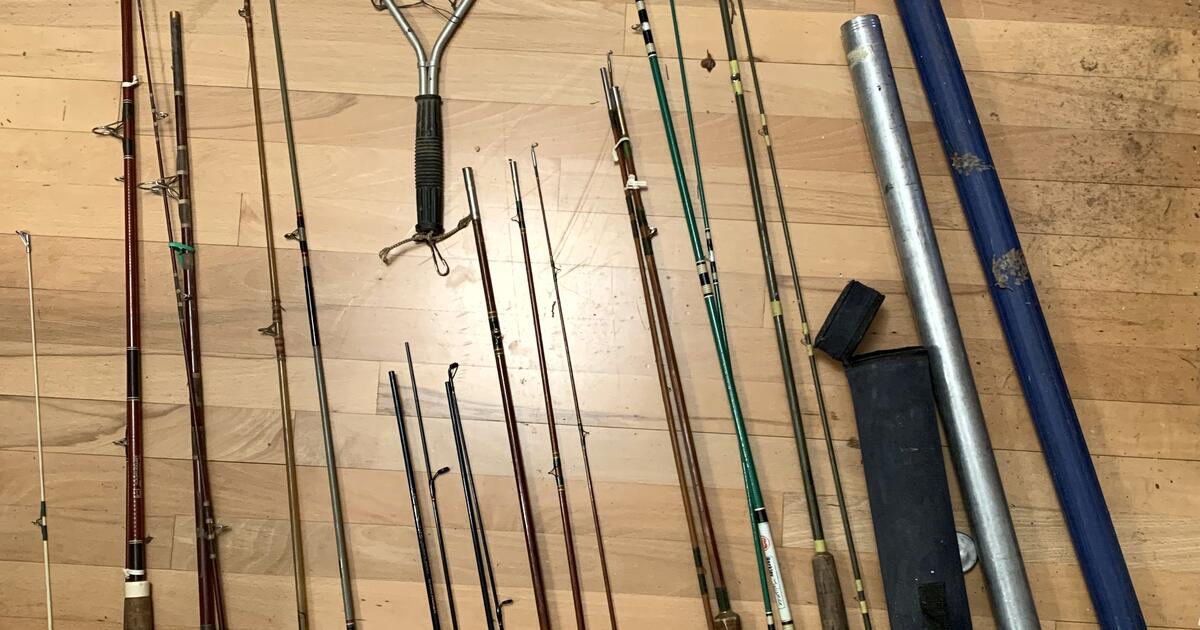 NINE Fishing Rods (and Net & Cases) for $40 in Lake Forest Park, WA ...