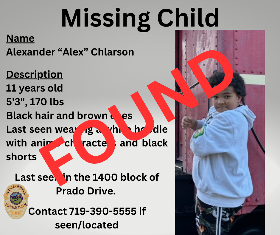 Alex has been located, is safe and is being reunited with his family ...