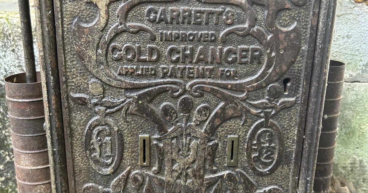 Antique Cast Iron Gold Change Machine for $500 in Brick, NJ | Finds ...