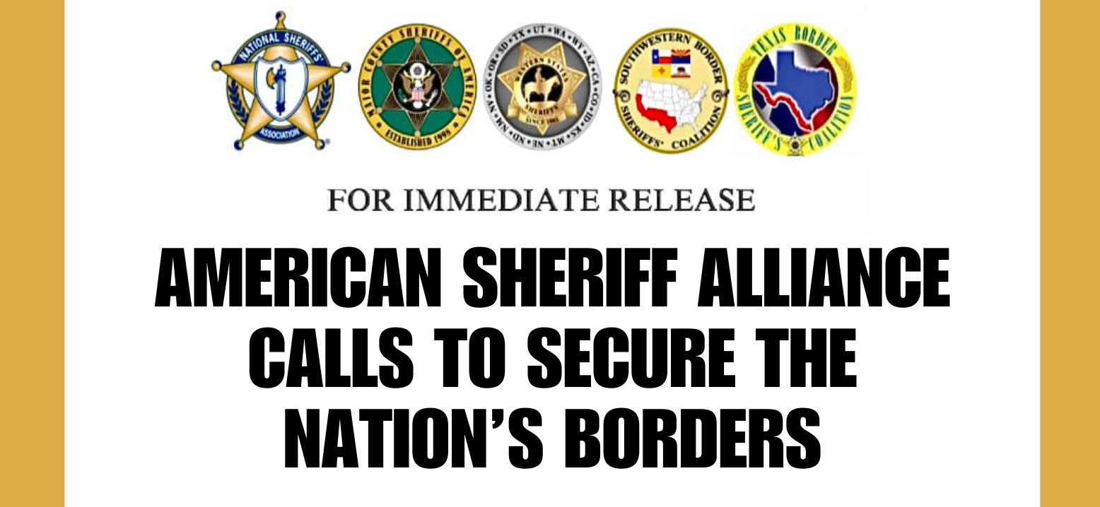 𝗔𝗠𝗘𝗥𝗜𝗖𝗔𝗡 𝗦𝗛𝗘𝗥𝗜𝗙𝗙 𝗔𝗟𝗟𝗜𝗔𝗡𝗖𝗘 𝗖𝗔𝗟𝗟𝗦 𝗧𝗢 𝗦𝗘𝗖𝗨𝗥𝗘 𝗧𝗛𝗘 𝗡𝗔𝗧𝗜𝗢𝗡’𝗦 𝗕𝗢𝗥𝗗𝗘𝗥𝗦 ...