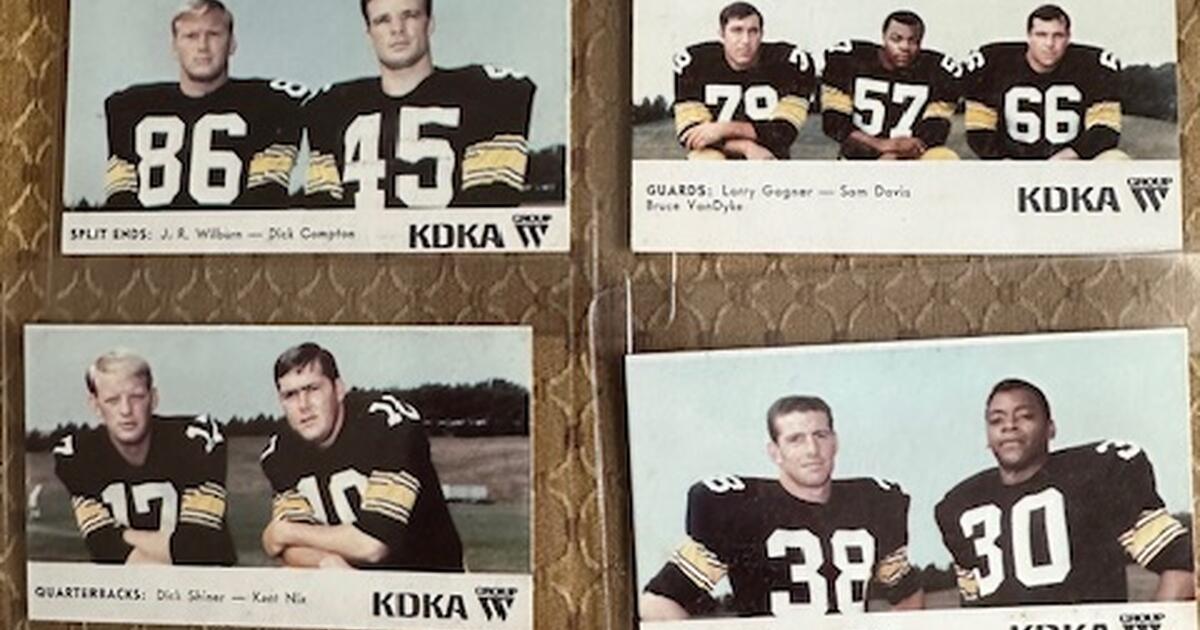 1968 KDKA Pittsburght Steelers Football Card set of 15 for $175 in ...