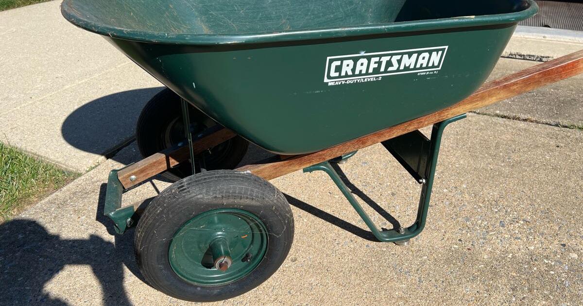 CURB-ALERT!! Craftsman Heavy-Duty / Level 2 Wheelbarrow for Free in ...