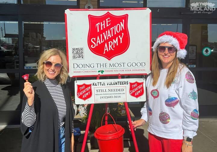 Council members Robin Poole and Amy Stretcher Burkes were spreading ...