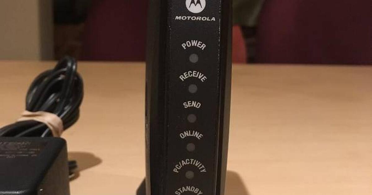MOTOROLA Surfboard Cable Modem Model SB5100 for $10 in El Cajon, CA ...
