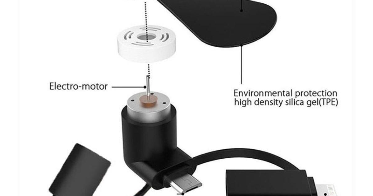 3 IN 1 Travel Portable Cell Phone Mini Fan Cooling Cooler For Micro USB ...