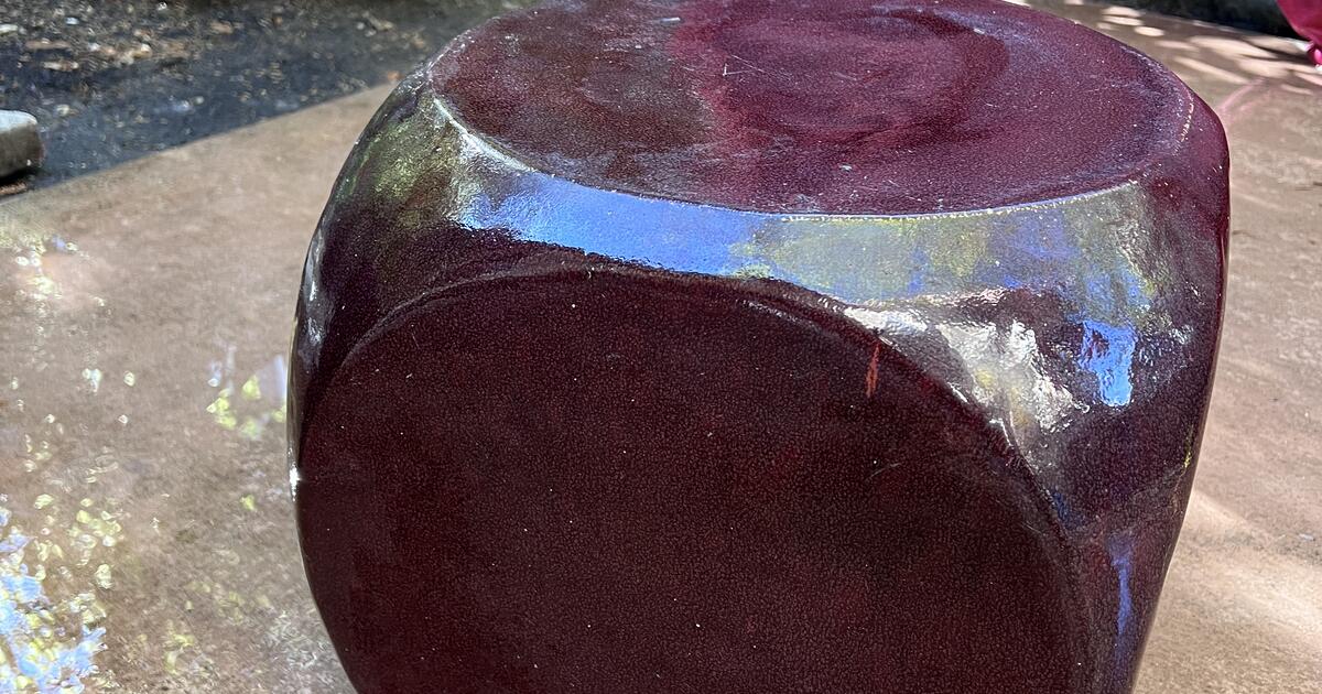 Outdoor Fired-Clay Seat, Plant Stand or Table for $20 in Boise, ID ...