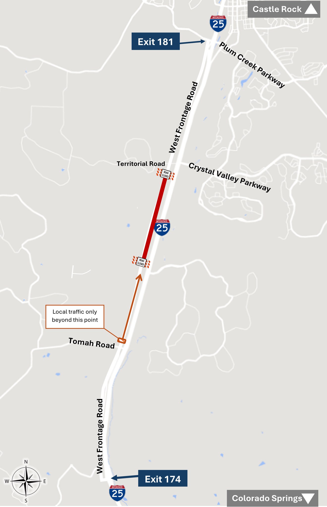 Construction of the Crystal Valley interchange is progressing, with ...